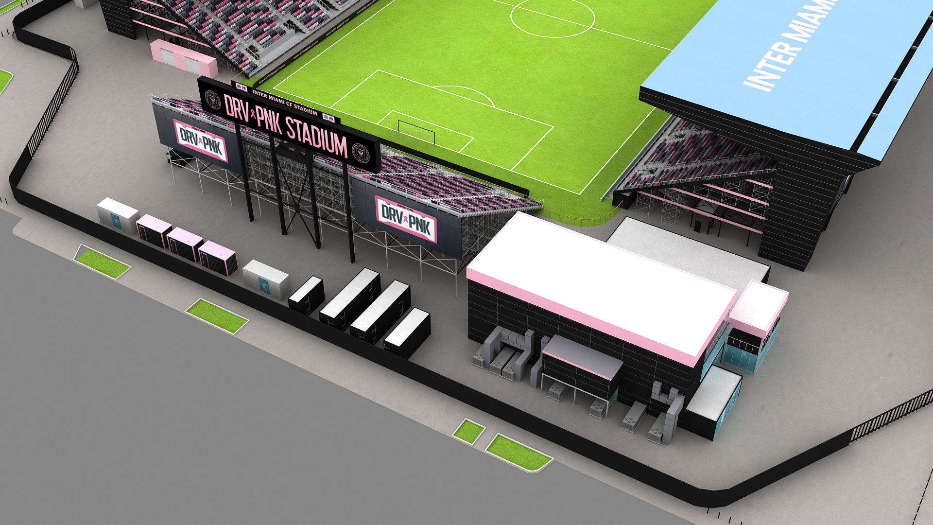 DRV PNK Stadium | Inter Miami CF | Lockhart Stadium 3d Model ...