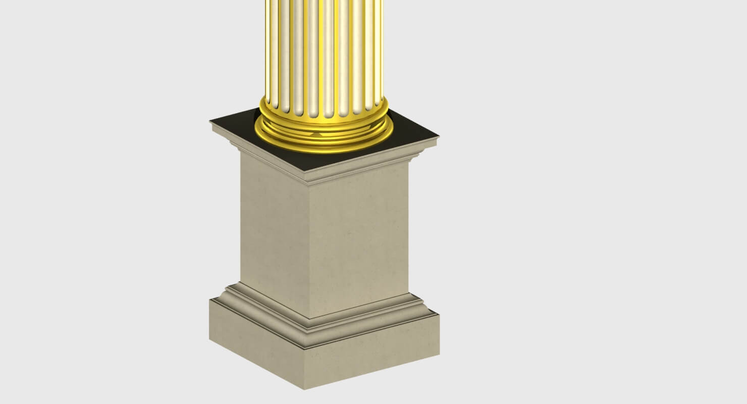 Ancient Greek Ionic 3d Model - ifinger3d.com