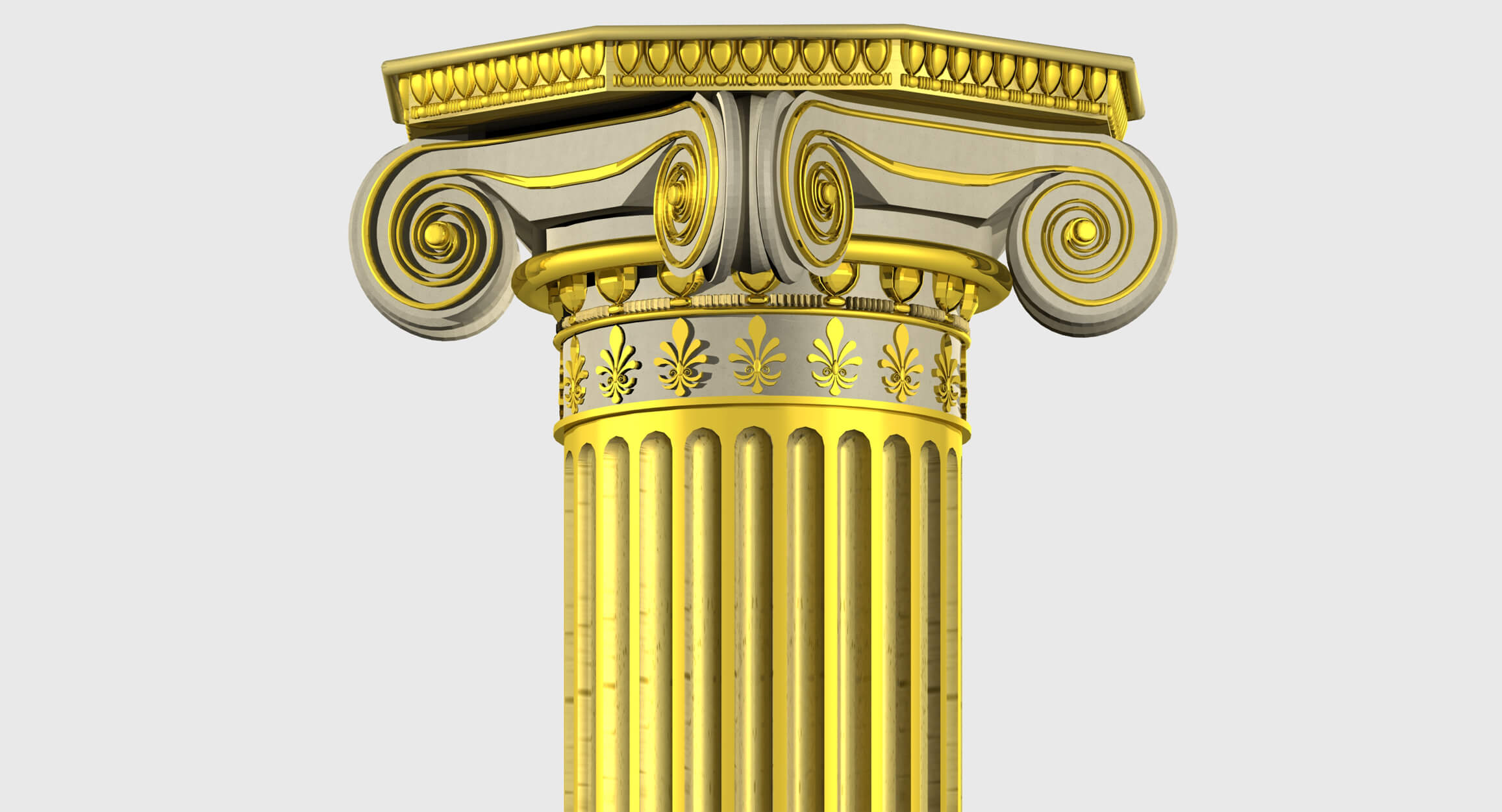 Ancient Greek Ionic 3d Model - ifinger3d.com